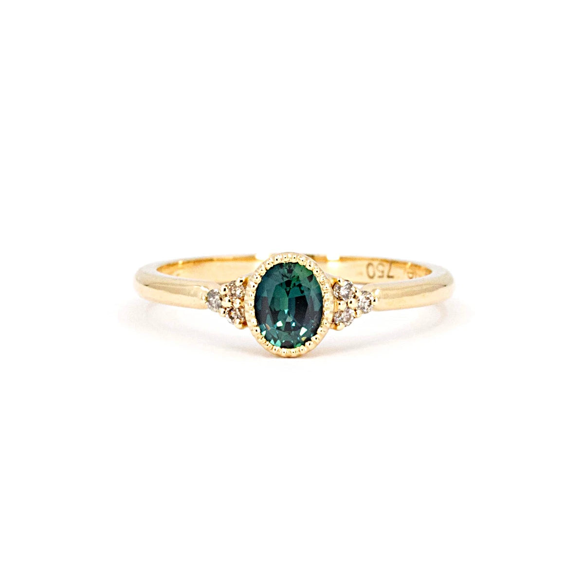 RUBY MARDI | 18k gold ring with an Australian Teal sapphire – Ruby Mardi