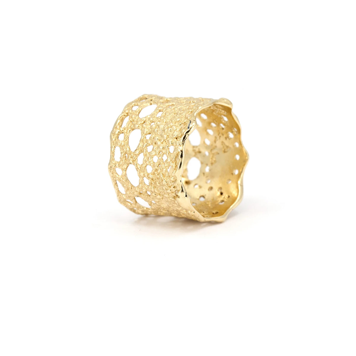 Organic Lace Gold Ring | Sheena Purcell x Ruby Mardi