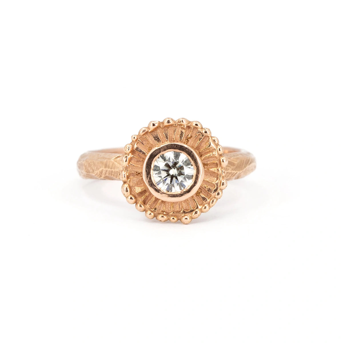RUBY MARDI | Organic Sun Diamond Rose Gold Ring – Ruby Mardi